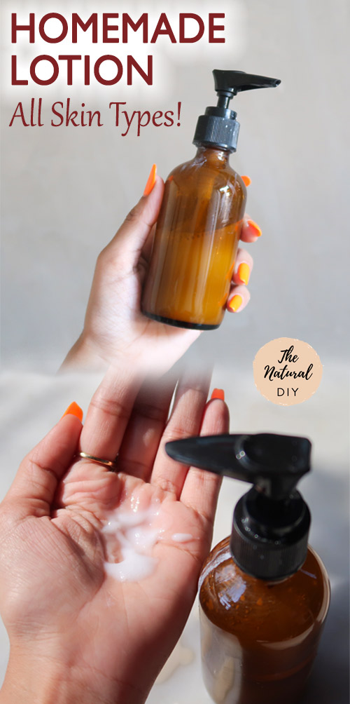 HOW TO MAKE LOTION For All Skin Types! - The Natural DIY