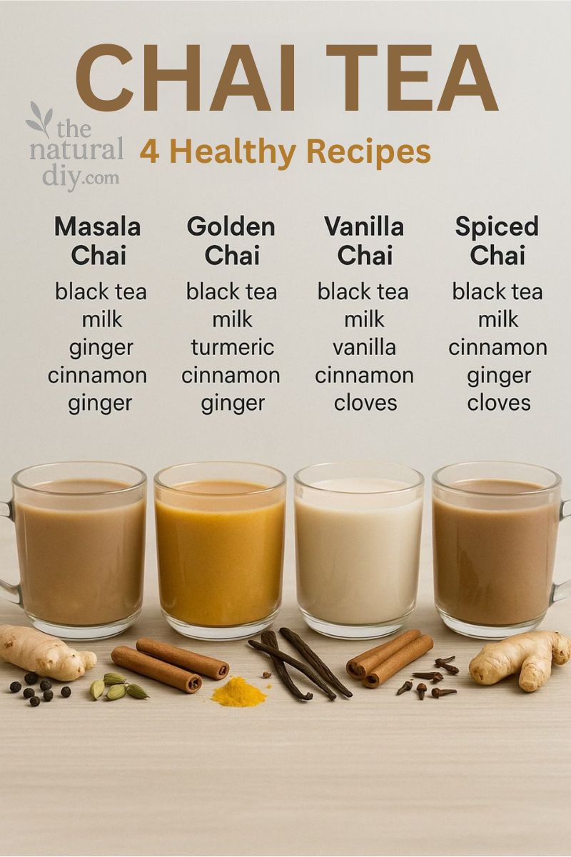 4 Chai Tea Recipes to Warm Your Soul - The Natural DIY