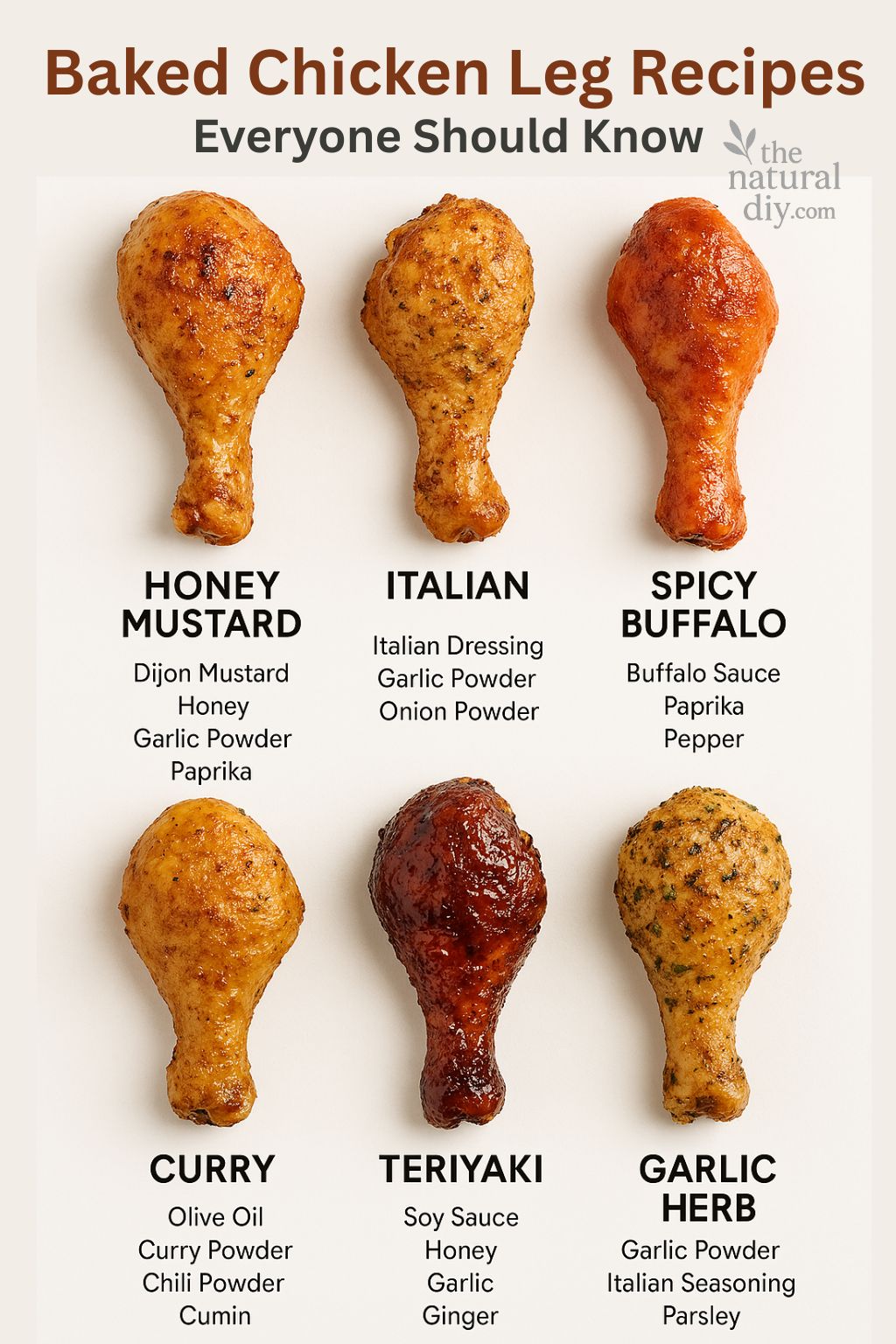 Baked Chicken Leg Recipes Everyone Should Know - The Natural DIY